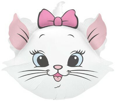 Шар (23'/58 см) Фигура, Кошечка Мари (надув воздухом), 1 шт