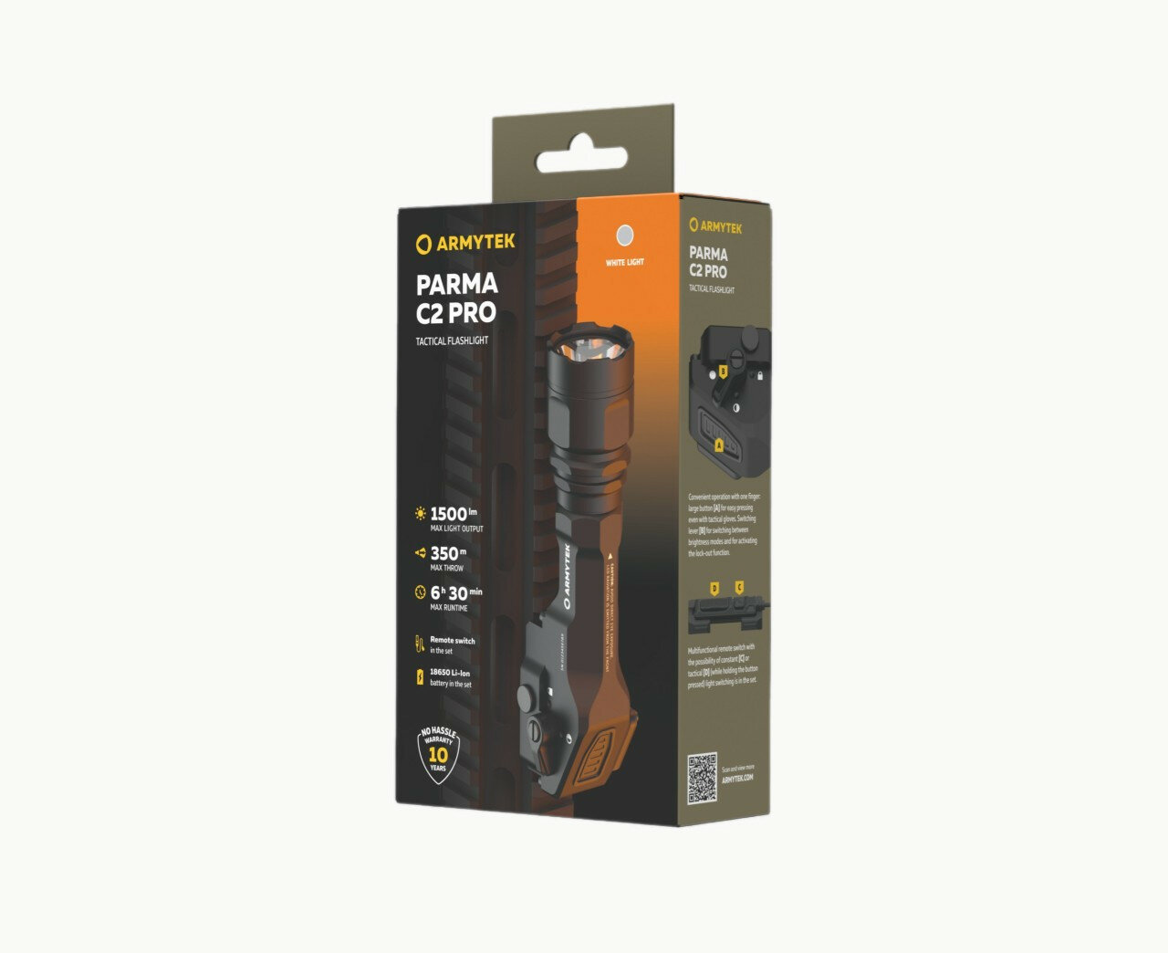 Armytek Фонарь Armytek Parma C2 Pro Холодный, 1500Lm
