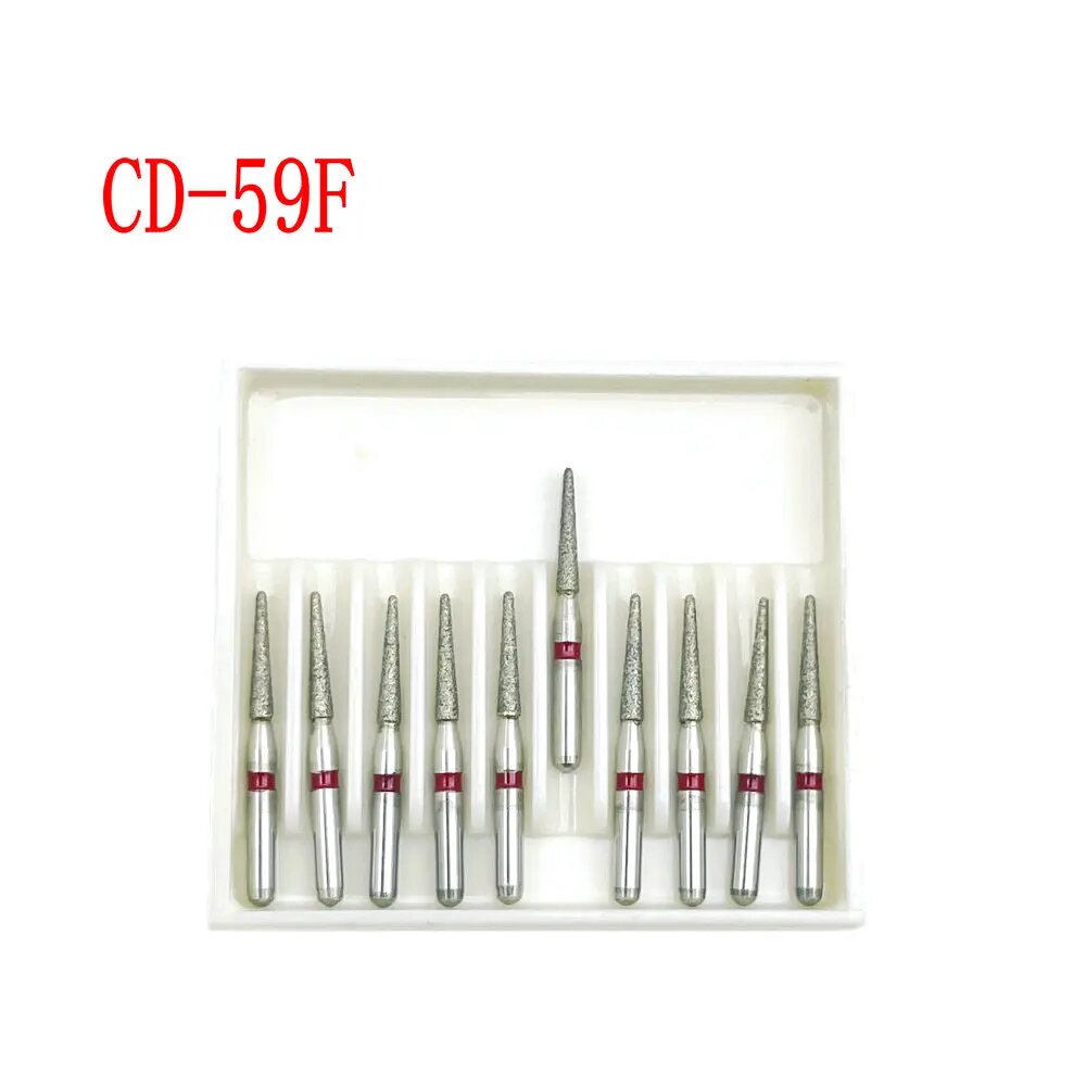 Алмазные буры CD-59F Xceldent 1,6 мм, 10 шт.