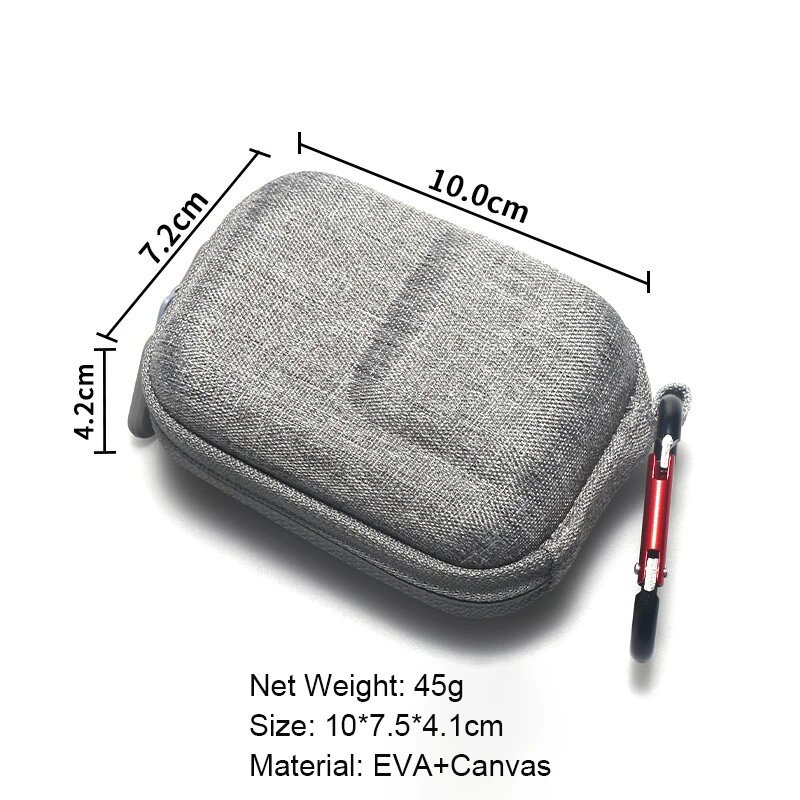 Чехол для DJI Osmo ACTION 6, ACTION 5, Pro 3, 4, Mini SZKOSTON серый цвет