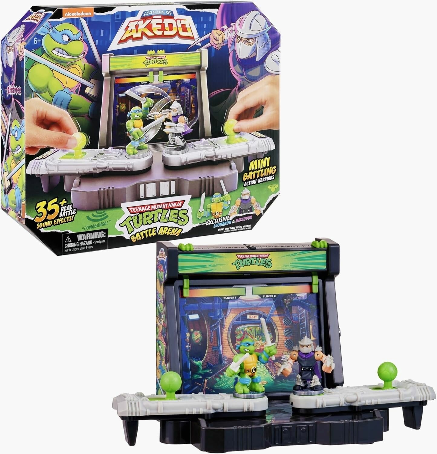 Черепашки-ниндзя / Teenage Mutant Ninja Turtles Арена для битв Akedo с Леонардо и Шреддером