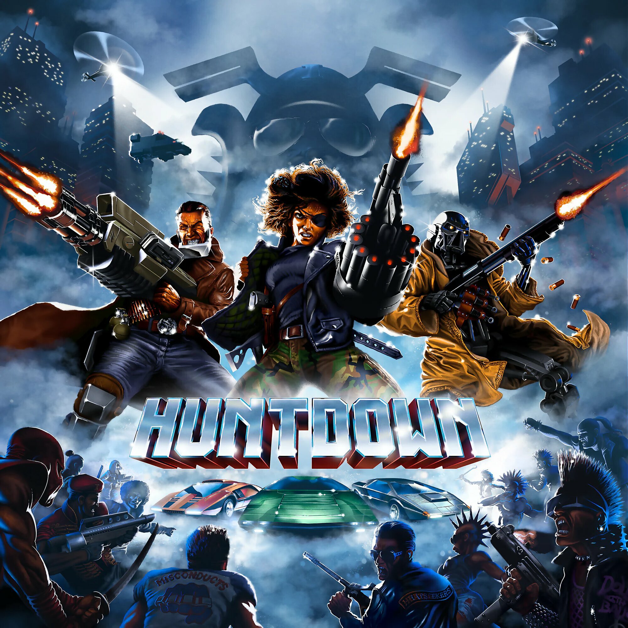 Игра Huntdown, цифровое издание PlayStation 4, регион Турция / код пополнения баланса