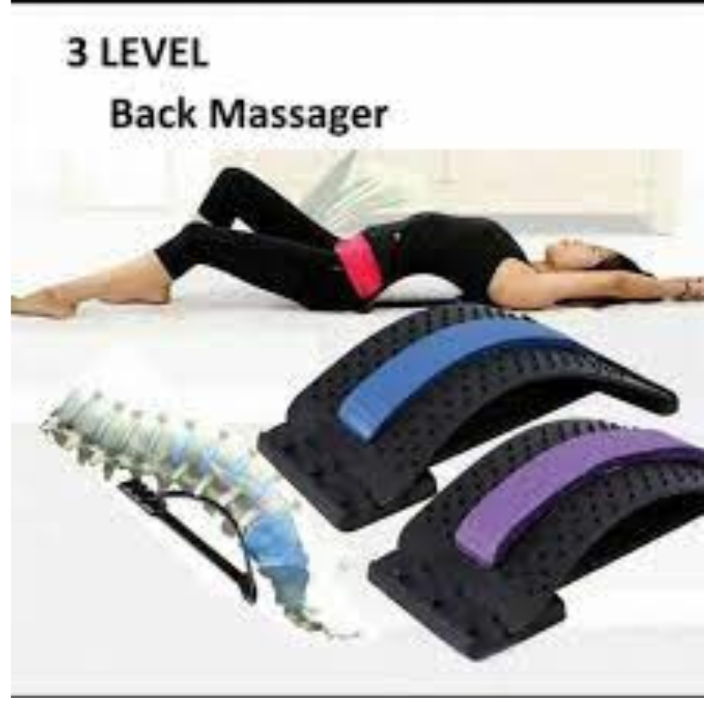 Magic Back Stretcher Массажер для нижней части поясницы Поддержка Облегчение боли в позвоночнике Массаж спины Корректор осанки Устройство для поддержки поясницы Мышечная боль