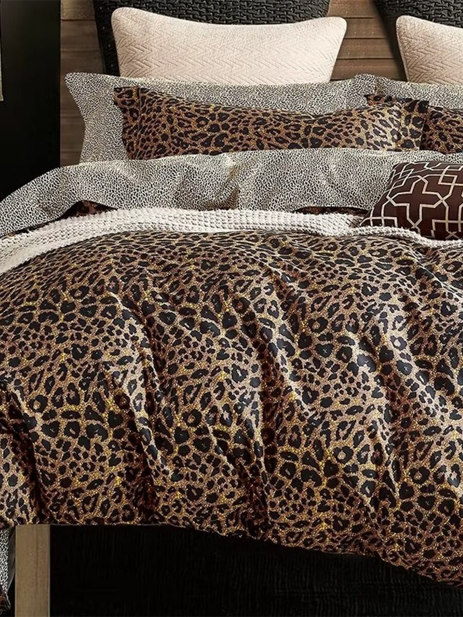 Постельное белье 1,5 спальное Cleo Satin de Luxe комплект пододеяльник на молнии сатин хлопок