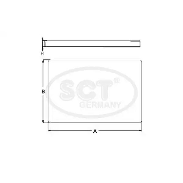 SCT GERMANY sa1294 (9999Z07019) салонный фильтр Getz (Гетц) 02-