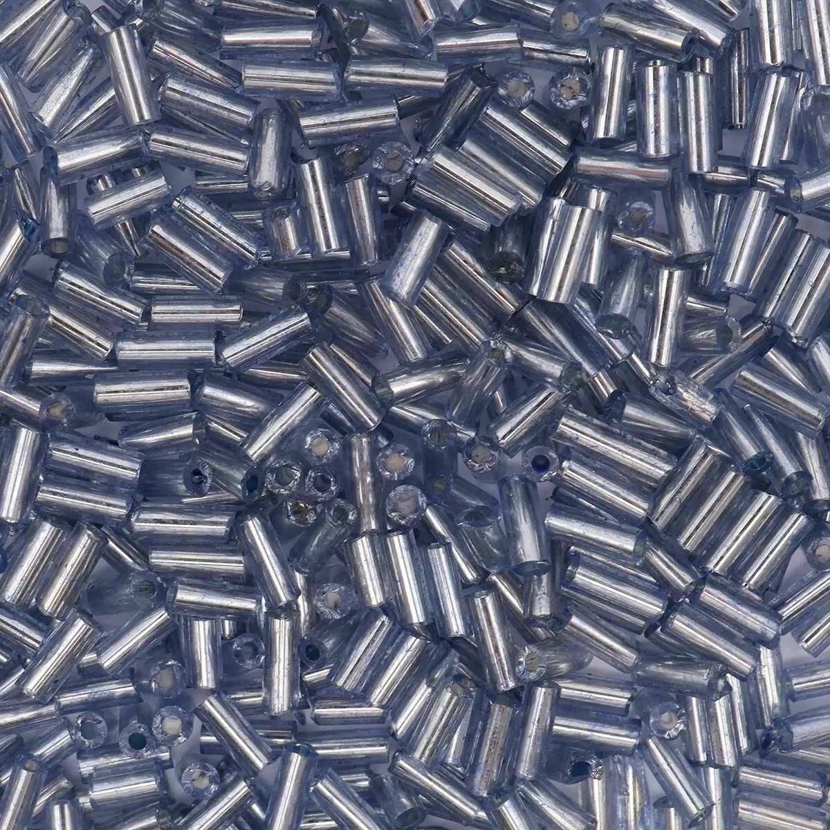 Бисер стеклярус Astra&Craft 500 гр, 36 серо-лавандовый, 1 шт