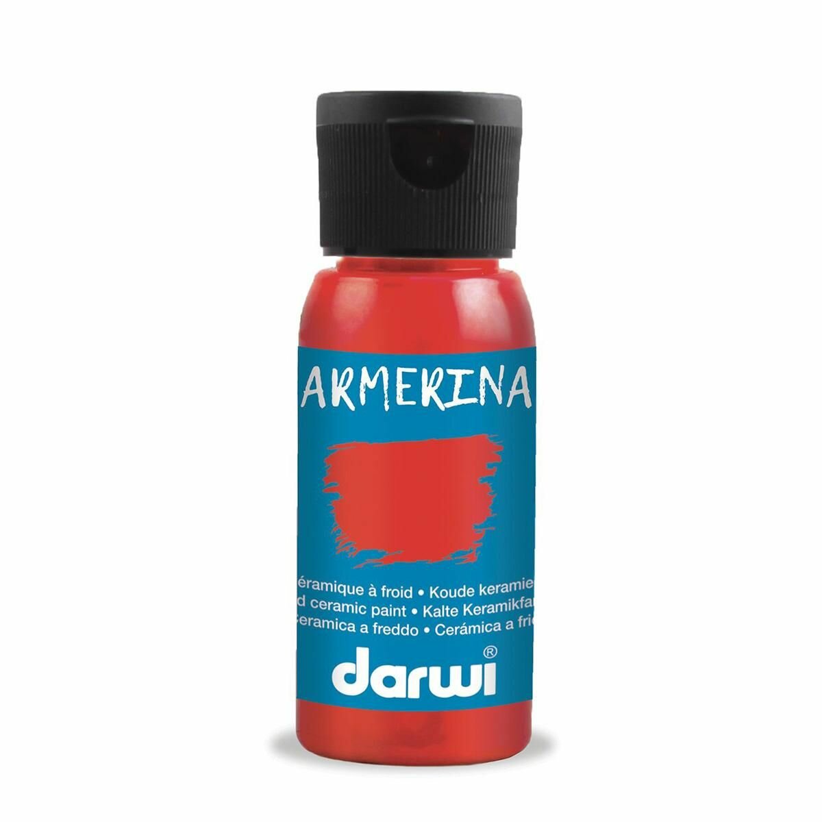 Краска для керамики Darwi акриловая, Armerina, 50 мл, тон 420 карминовый