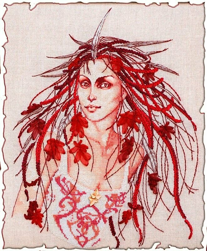 Набор для вышивания Nimue Sepia, Нимуе Сепия, 26х35 см (ND. NIM.30-C002. K)