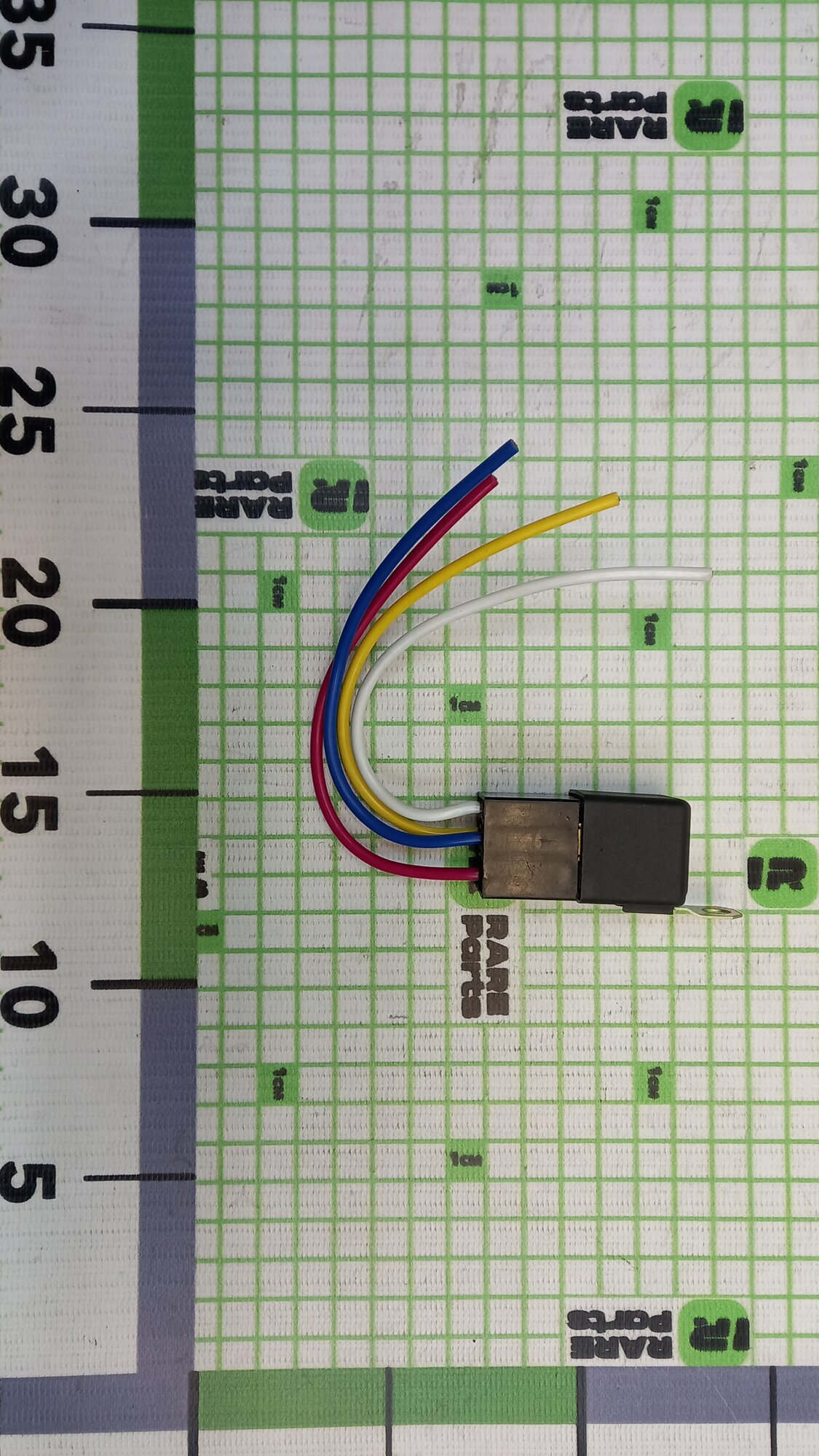 Реле электромагнитное 12V 5-ти контактное 30/20А