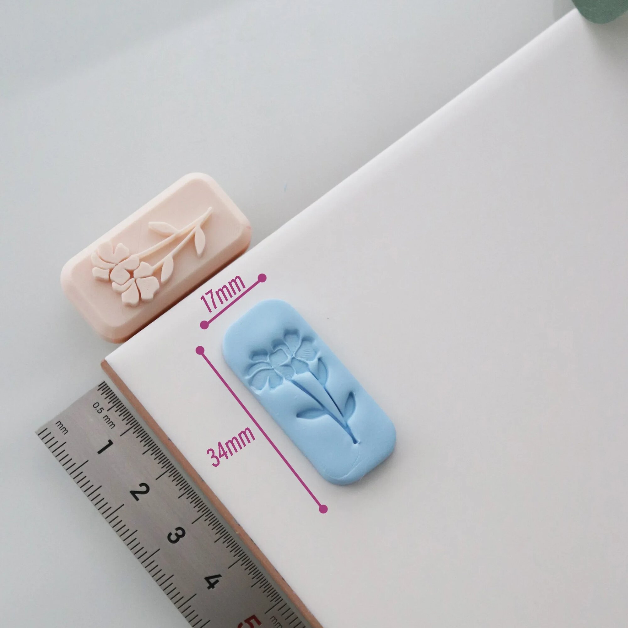 Формы для резки глины Голубой, S4-1PCS