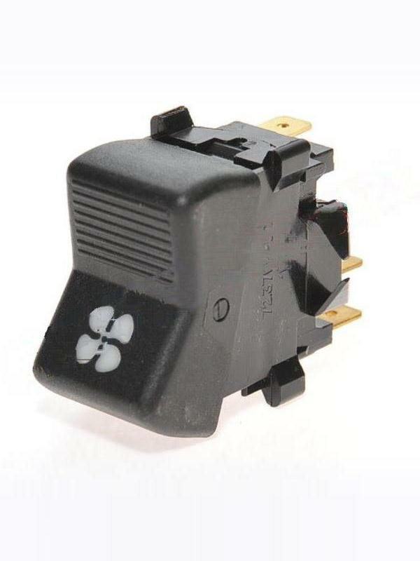 Клавиша вентилятора печки ВАЗ 2107, 2105, 2104, 21213, Нива, 21214, LADA4x4, 72.370902, 2107-3709608