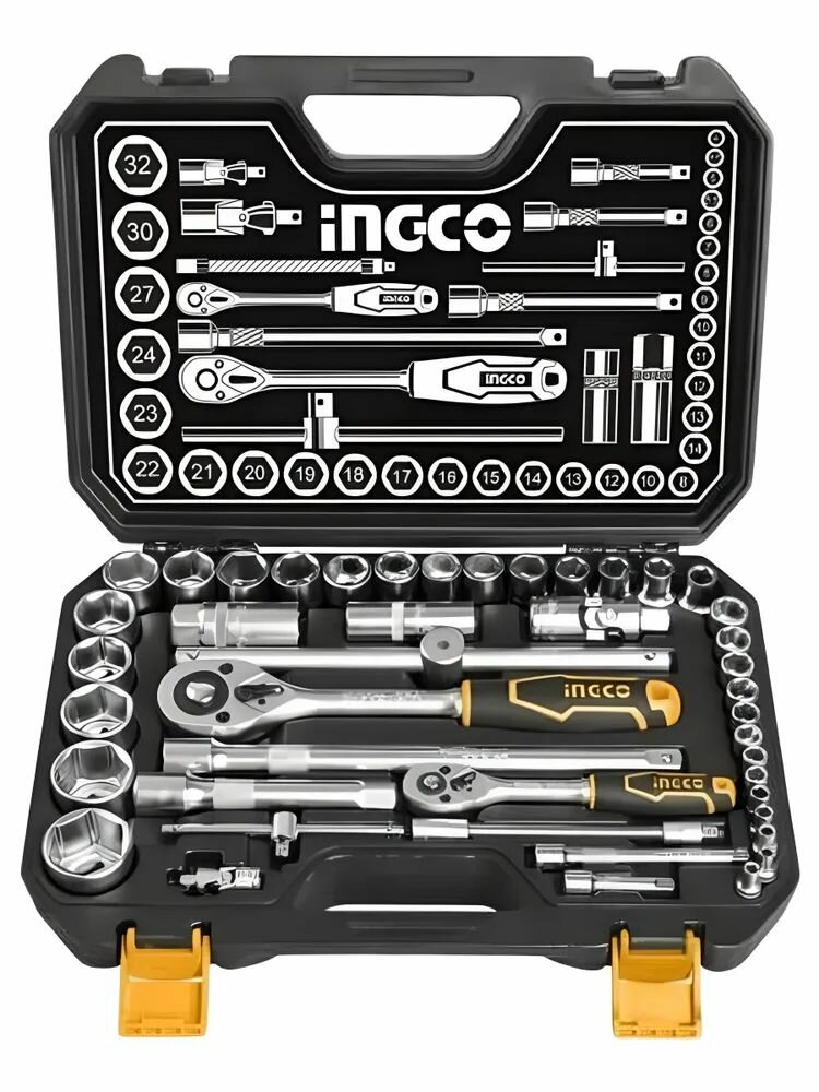 Набор инструмента для авто INGCO HKTS42441 INDUSTRIAL 44 предмета