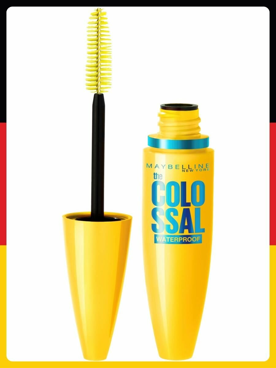Тушь для ресниц Maybelline New York The Colossal Mascara Waterproof Black