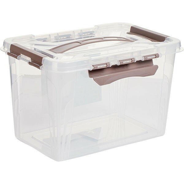 Контейнер для продуктов с крышкой, полипропилен, 6,65 л, прозрачный (Restola)