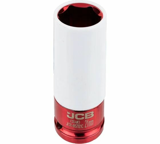 Головка ударная глубокая для литых дисков с защитным кожухом 21мм, 1/2" JCB