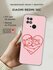 Чехол на Xiaomi Redmi 10C / Сяоми Редми 10C с принтом "Влюблённые котики рисунок...