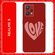Чехол на Realme 9 4G/9 Pro Plus / Реалми 9 4G/9 Pro Plus с принтом "Love heart 1...