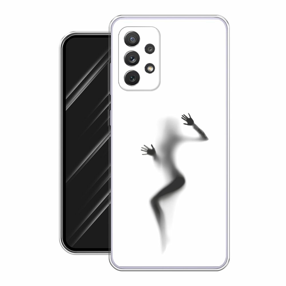 Чехол на Samsung Galaxy A73 / Самсунг Галакси А73 с принтом "Девушка в душе" — фото 1