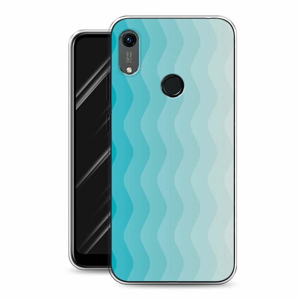 Чехол на Honor 8A/8A Pro/Huawei Y6s/Y6 2019 / Хонор 8А с принтом морской градиент — фото 1