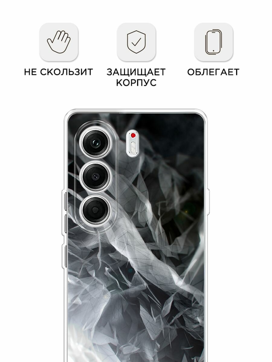 Чехол на Tecno Camon 40 Pro / Текно Камон 40 Про с принтом "Абстракция 9" — фото 1