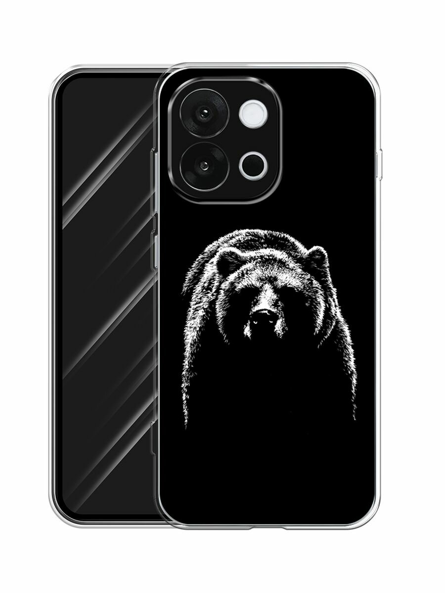 Чехол на OnePlus 13T / Ван Плас 13Т с принтом "Медведь в ночи" — фото 1