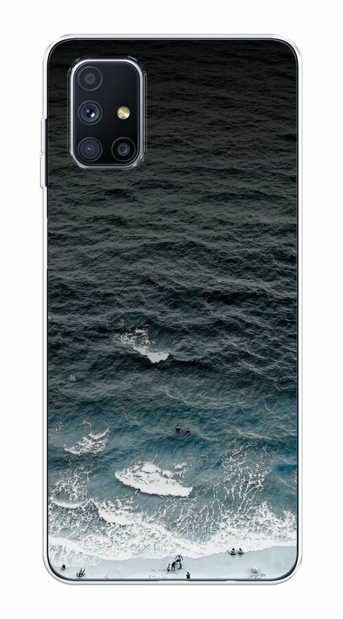 Чехол на Samsung Galaxy M51 / Самсунг Галакси М51 с принтом Волны на море