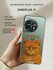 Чехол на OnePlus 11 / Ван Плас 11 с принтом "Рыжий кот с надписью", прозрачный
