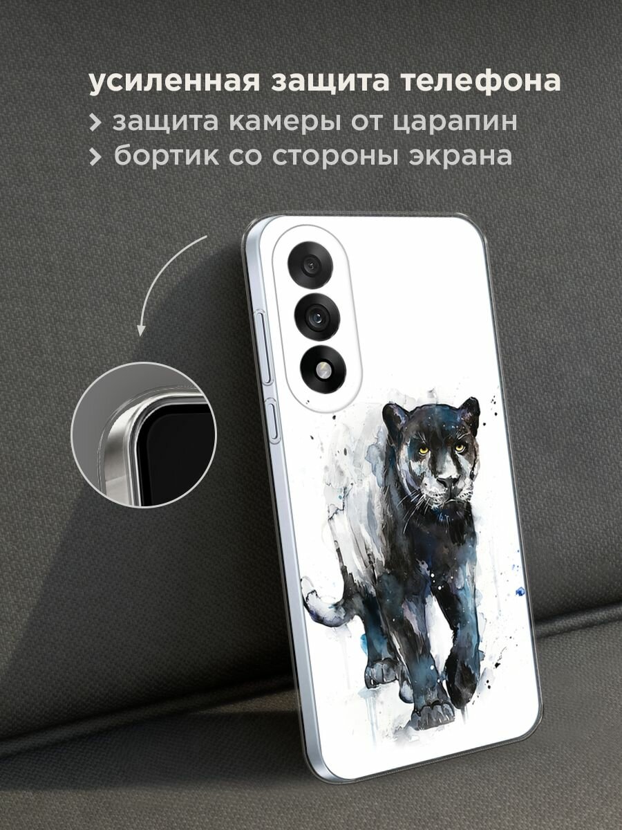 Чехол на OnePlus Nord 5 / Ван Плас Норд 5 с принтом "Пантера арт 3" — фото 1