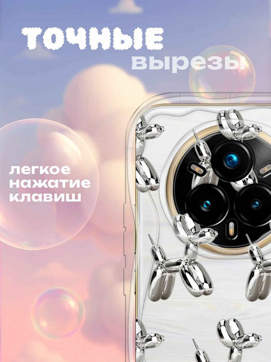 Чехол на Realme 14 Pro Plus / Реалми 14 pro plus с принтом balloon dogs 3 — фото 1
