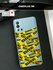 Чехол на OnePlus 9R / ВанПлас 9R с принтом "Warning!", прозрачный