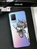Чехол на Vivo V21 / Виво V21 с принтом "Череп быка с цветами", прозрачный