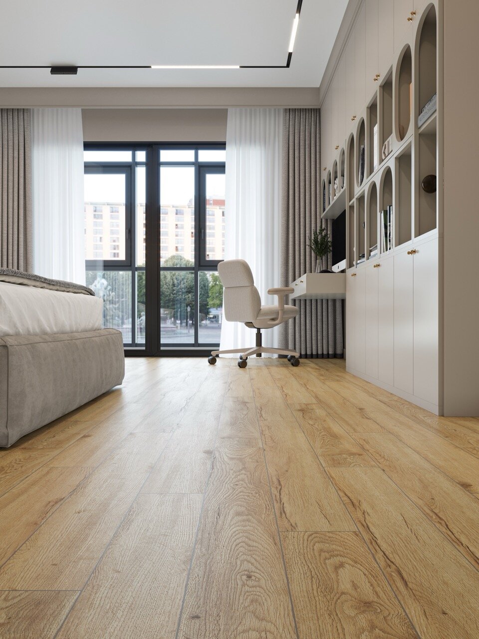 Виниловая плитка SPC CronaFloor Joli 4V Феррара J1009 (в уп.10 шт./ 1.8 м2)