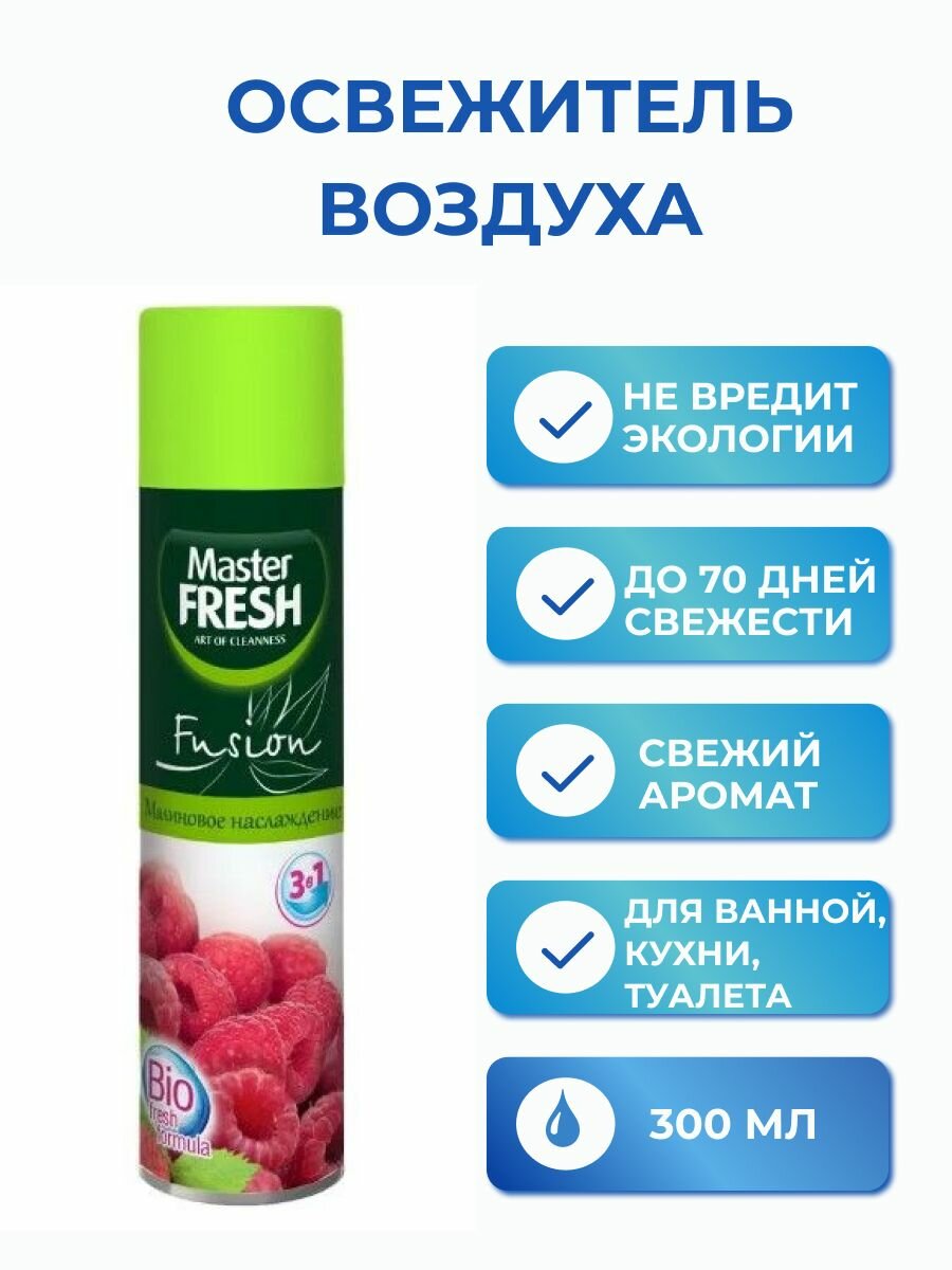 Master FRESH освежитель воздуха Малиновое наслаждение 300мл