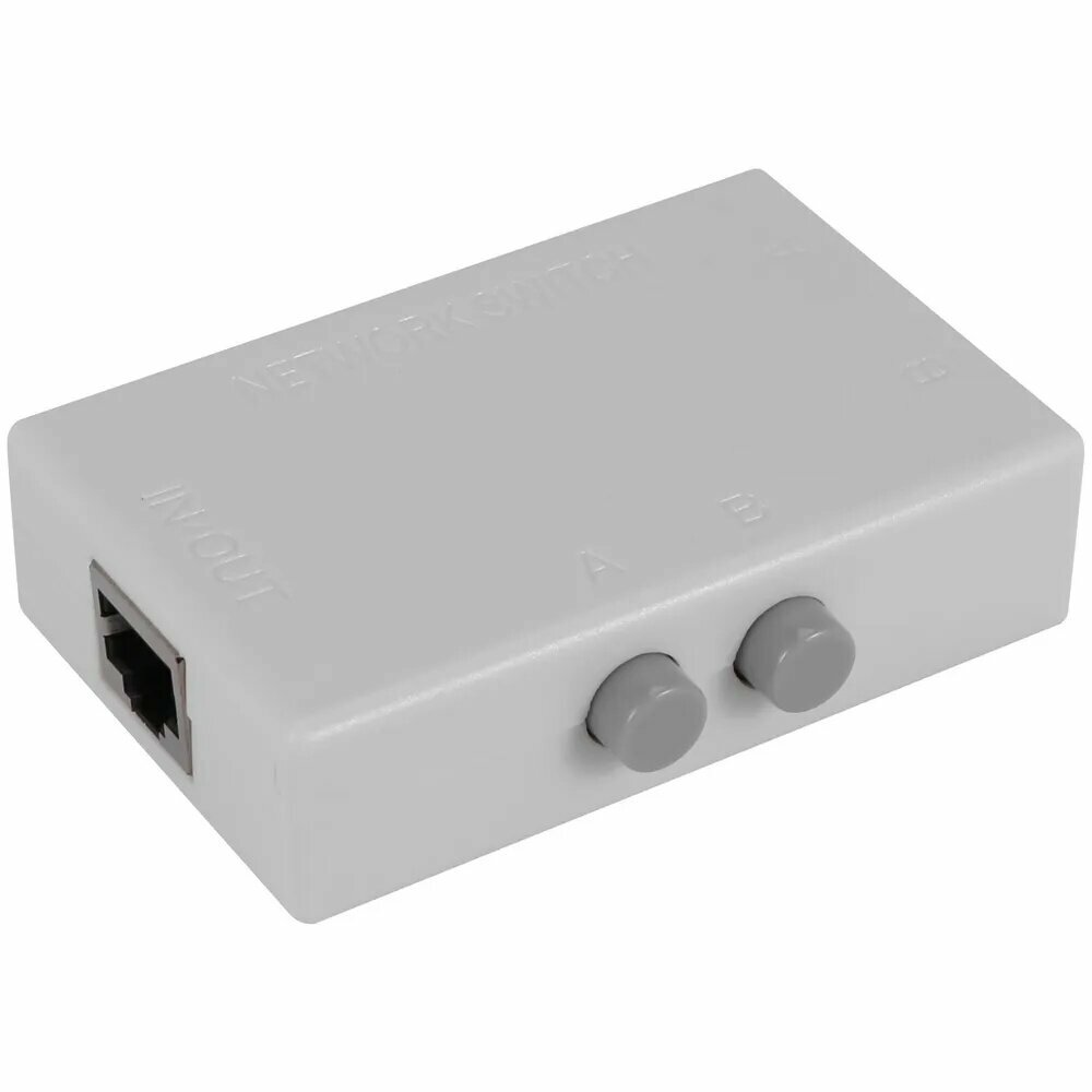 Mini 2 Port RJ45 RJ45 Сетевой коммутатор Ethernet Network Box Switcher Dual 2 Way Port Manual Sharing Switch Adapter HUB