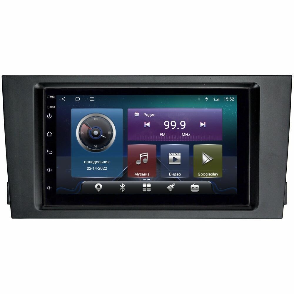 Магнитола CRS-300 Ауди А6 Audi A6, S6, RS6 2002-2005 - Android 13 - Процессор 8 ядер - Память 6+128Gb - Carplay - DSP 36 полос - 4G(Sim)