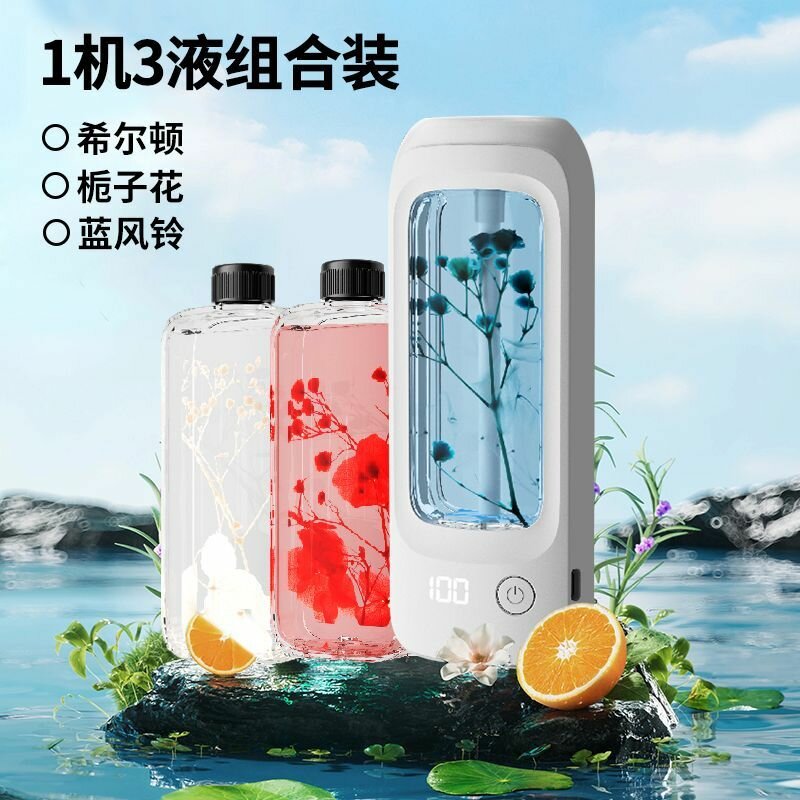 Ароматерапевтический аппарат, автоматический распылитель ароматов, освежитель воздуха для комнаты, спальни, долговечный аромат, дезодорант для туалета, перезаряжаемая модель