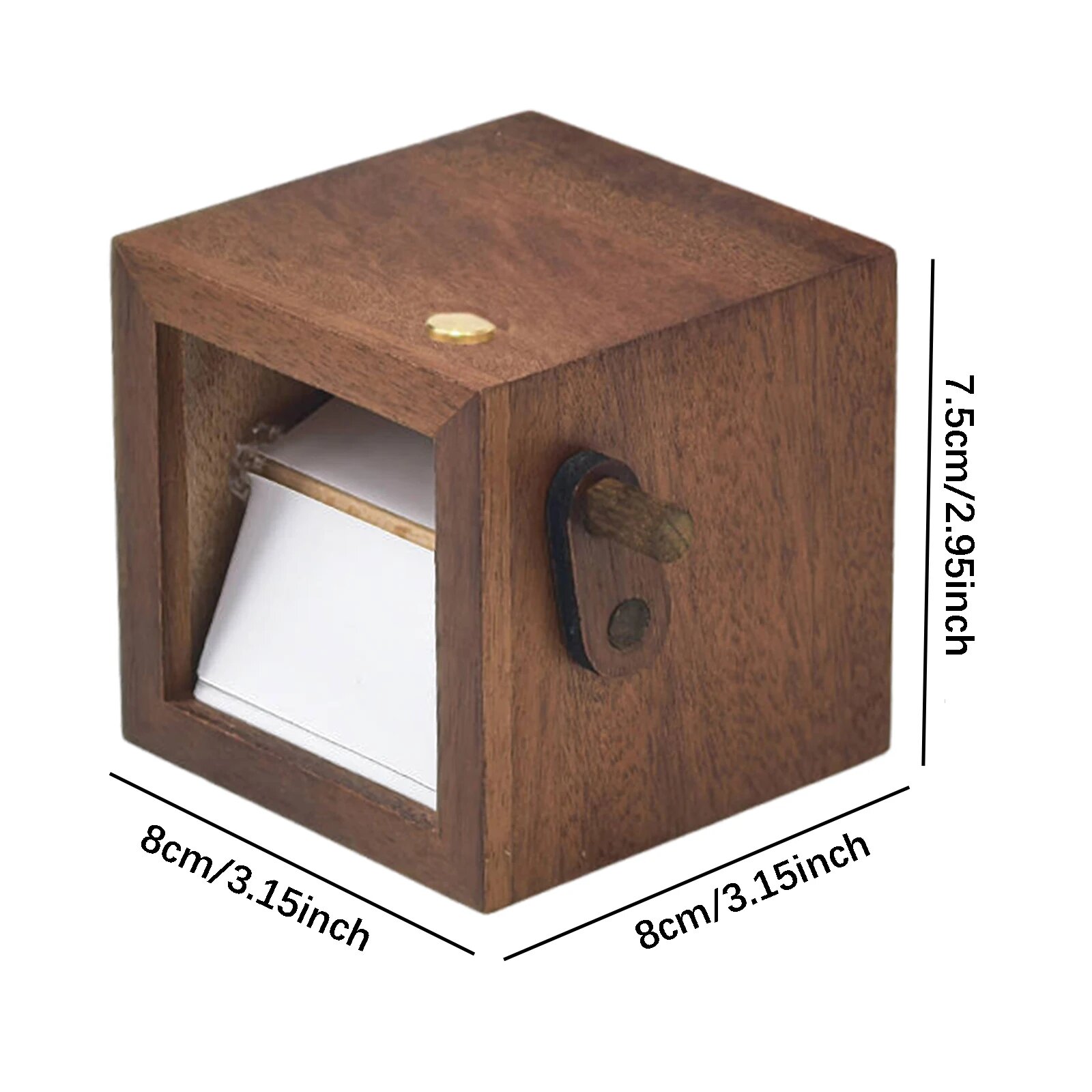 Деревянный держатель для туалетной бумаги, 8Pcs Walnut
