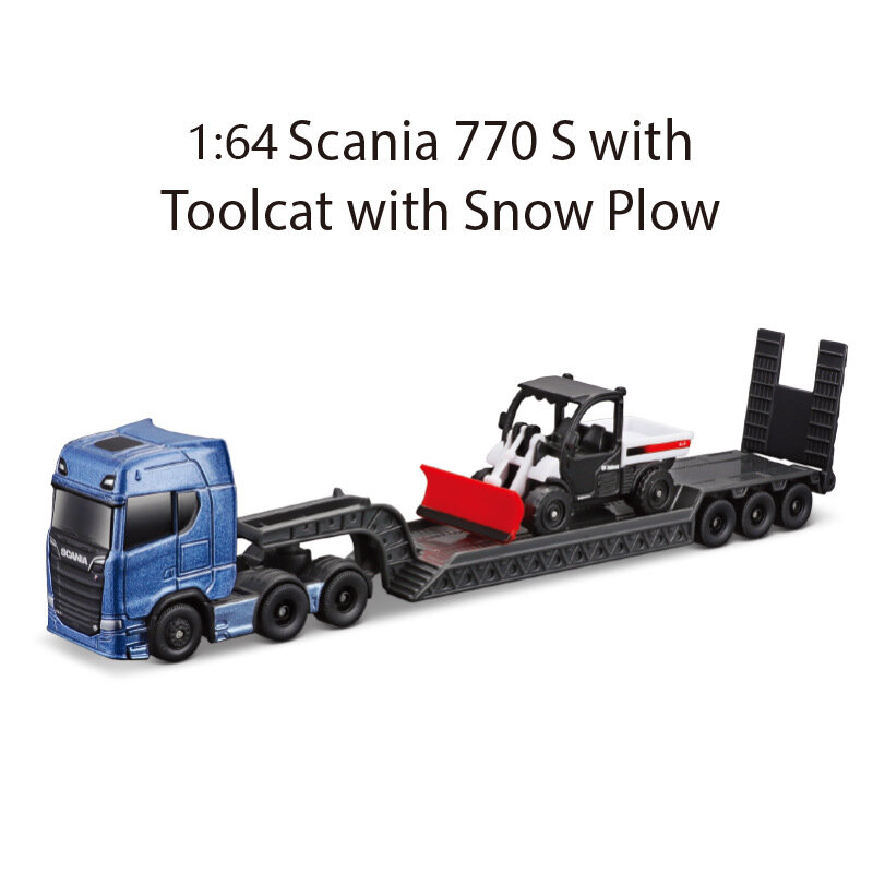 Модель автомобиля Maisto в масштабе 1:64, сборная модель прицепа, модель автомобиля из сплава, украшение, подарок для мальчиков, оптовая игрушечная машина