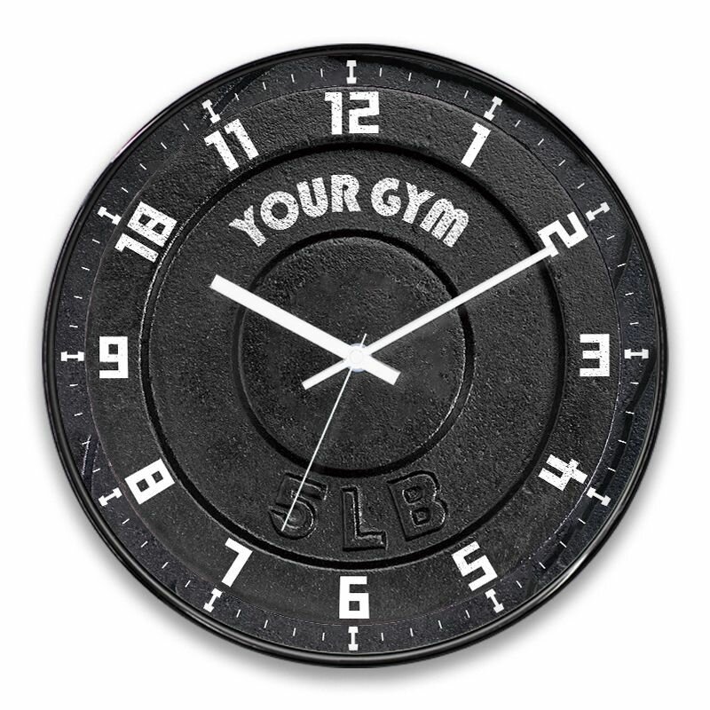 Часы для спортзала, набор весов, барная стойка, часы для гостиной, домашняя мода, вдохновляющие, креативные, бесшумные настенные часы, кварцевые часы