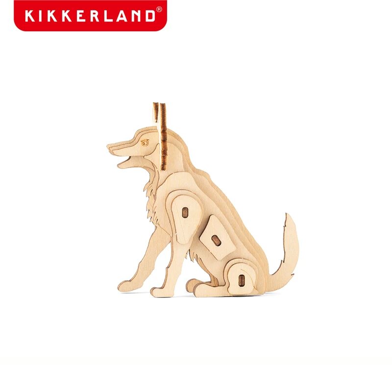 Пазл Kikkerland, детский развивающий пазл для взрослых, чтобы снять стресс, мини-стерео деревянный пазл с животными