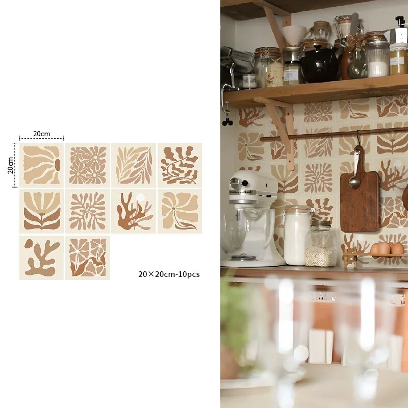 Самоклеящаяся кухонная наклейка Matisse Terracotta Whisper, плитка