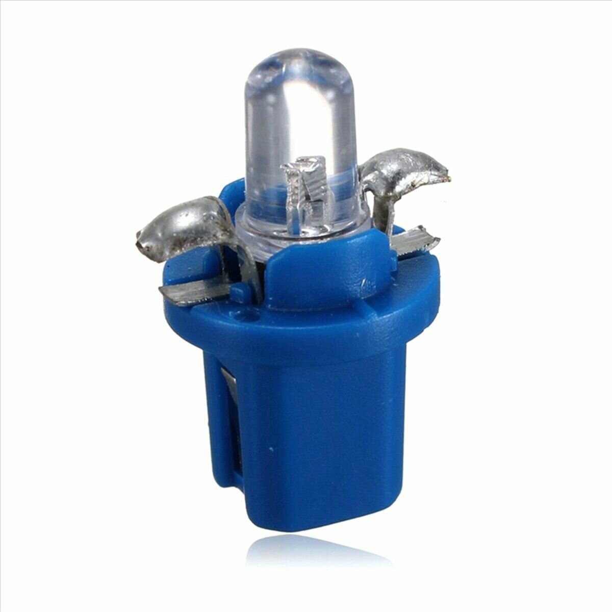 20 светодиодных лампочек для приборной панели B8-5D T5 с держателем, синие, для настройки автомобильного освещения