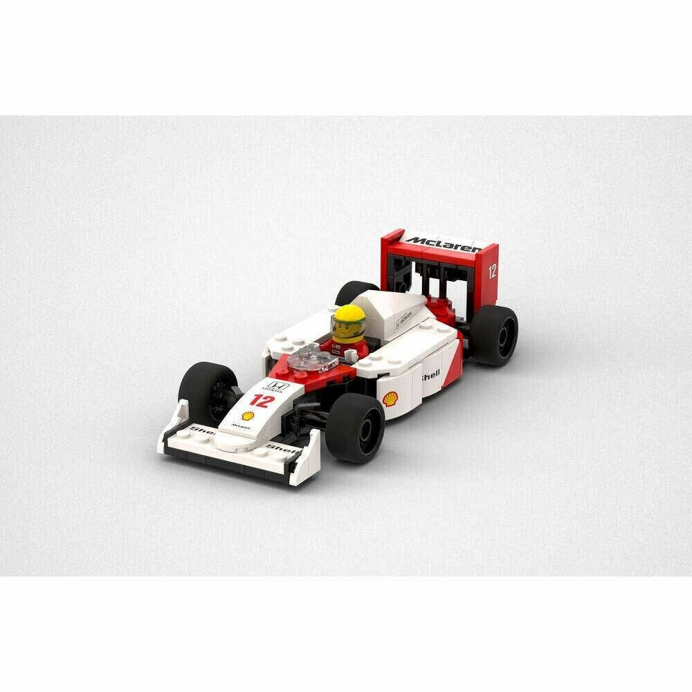 177шт. Конструктор McLaren MP4/4 - Ayrton Senna Набор строительных блоков