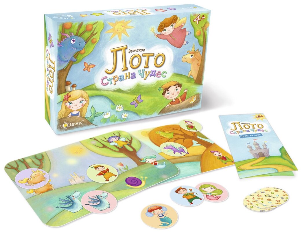 Игра настольная Эврикус "Лото детское. Страна чудес" BG-12056