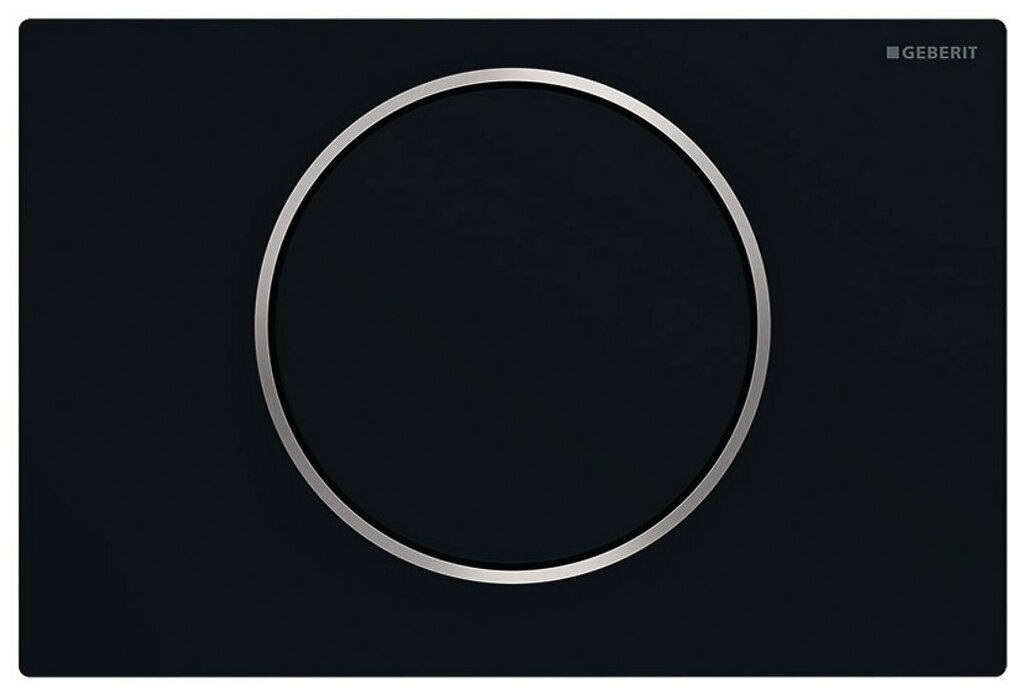 Кнопка смыва Geberit Sigma 10 115.758.14.5 черный матовый / хром глянцевый