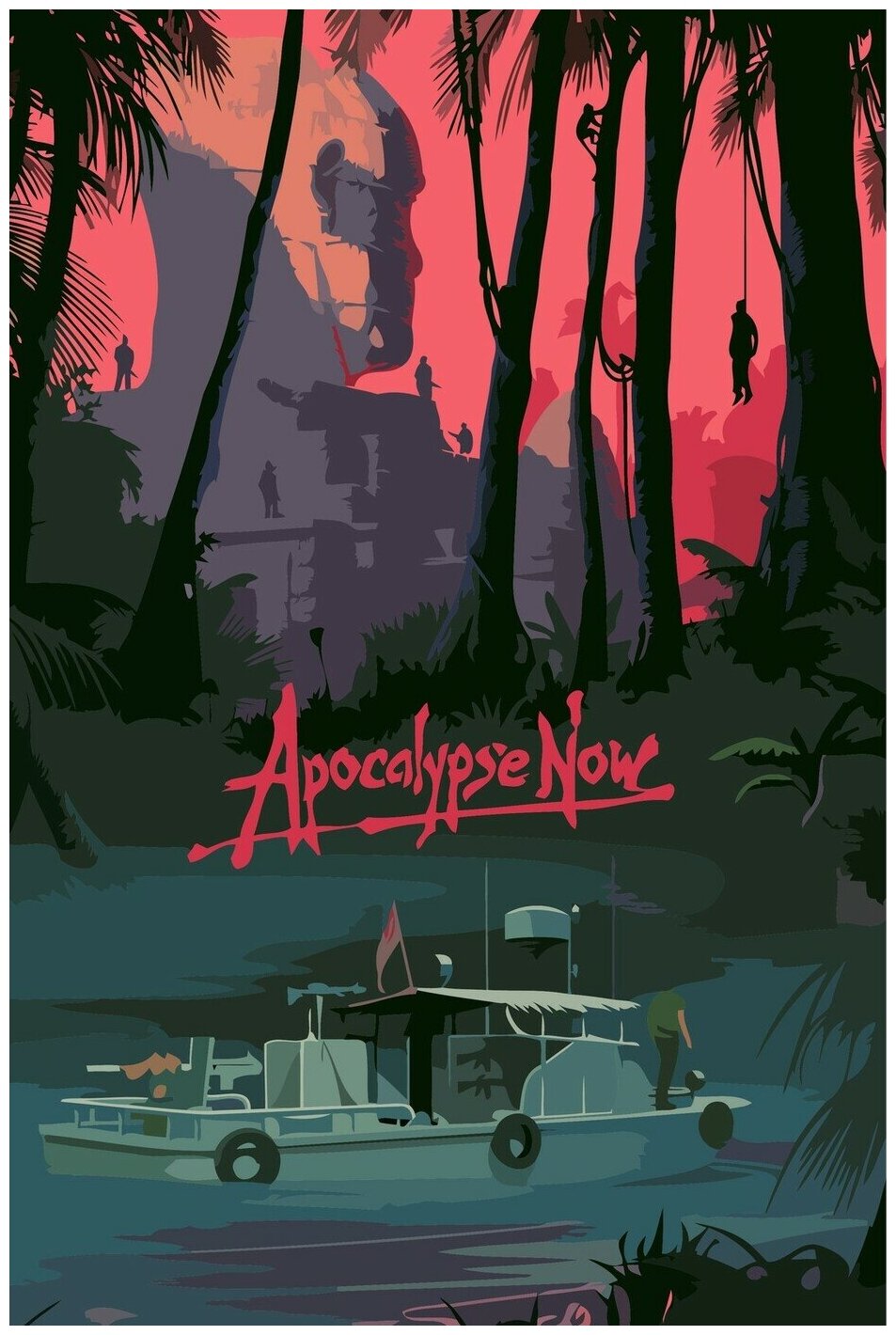 Картина по номерам на холсте апокалипсис сегодня - 1038 40X60