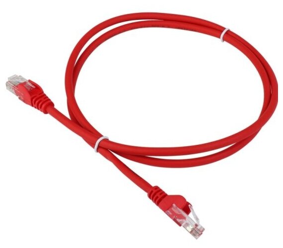Патч-корд Lanmaster UTP LAN-PC45/U5E-2.0-RD кат.5е 2м красный LSZH