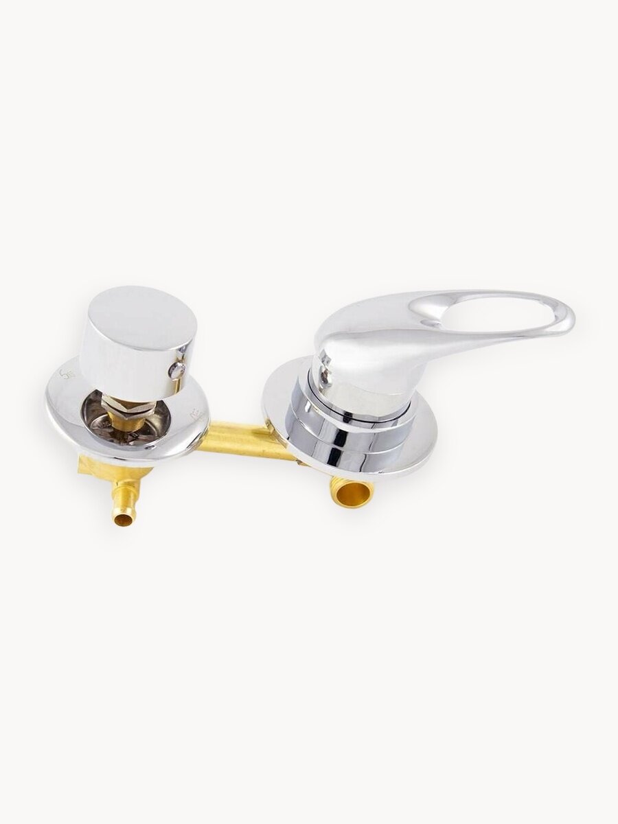 Смеситель для душевой кабины на 2 режима, 100 мм, под хомут, AF1109