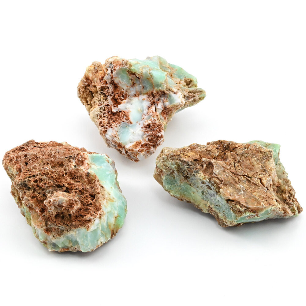 Хризопраз необработанный 88*58*36мм, 180-189г .