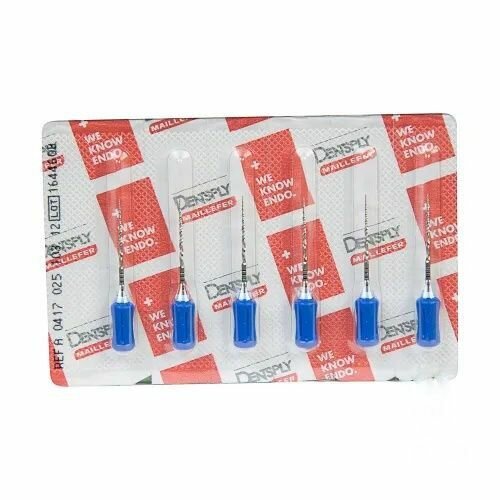 Протейперы ручные (6шт) ProTaper Дентсплай Майлифер (Dentsply Maillefer)в наборе ( 21 мм F3 (6 шт/уп) Синие)